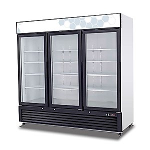 Migali C-72FM 72 Cu/ft 3 Glass Door Merchandiser Freezer