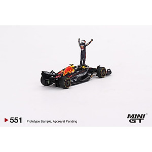 True Scale Miniatures Model Car Compatible with Oracle Red Bull Racing RB18#11 Sergio Pérez 2022 Monaco Grix Winner Limited Edition 1/64 Diecast Model Car MGT00551