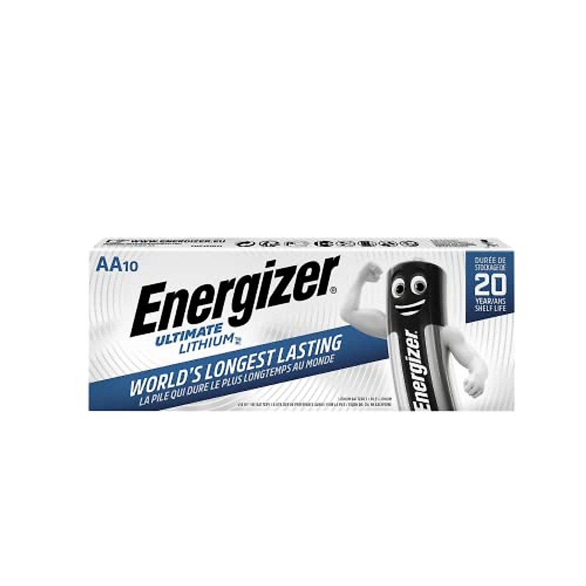 Energizer 634352 AA Ultimate Lithium Battery (Pack of 10)