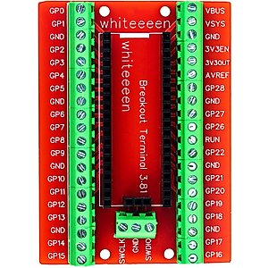 Compatible for pi pico io breakout board 3.81mm terminal for raspberry pi pico (0.15" Terminal 1pcs)
