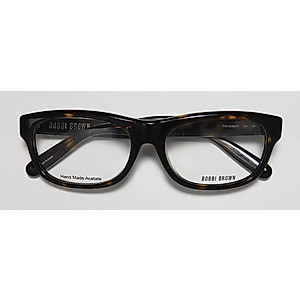 Bobbi Brown The Bobbi Womens/Ladies Rectangular Full-rim Brand Name Glamorous In Style Eyeglasses/Eyeglass Frame (54-16-135, Tortoise)