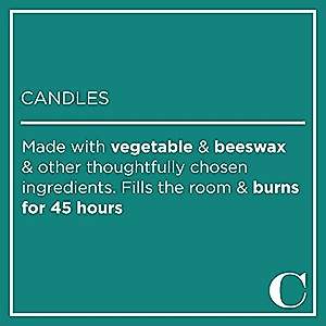 Caldrea Scented Candle, Made With Essential Oils And Other Thoughtfully Chosen Ingredients, 45 Hour Burn Time, Pear Blossom Agave Scent, 8.1 Oz