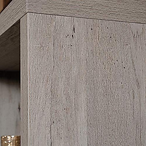 Sauder Manhattan Gate Tall Bookcase Mystic Oak Finish, L: 36.02" x W: 14.45" x H: 72.05"