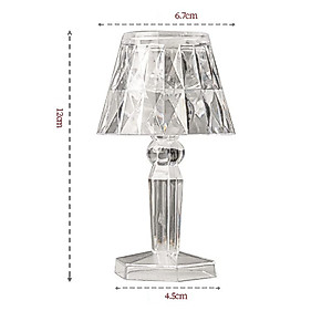 Sujosa LED Table Lamp Lantern, Warmer White Battery Operated Indoor Outdoor Lamp for Halloween Christmas Holiday Decorative Gift