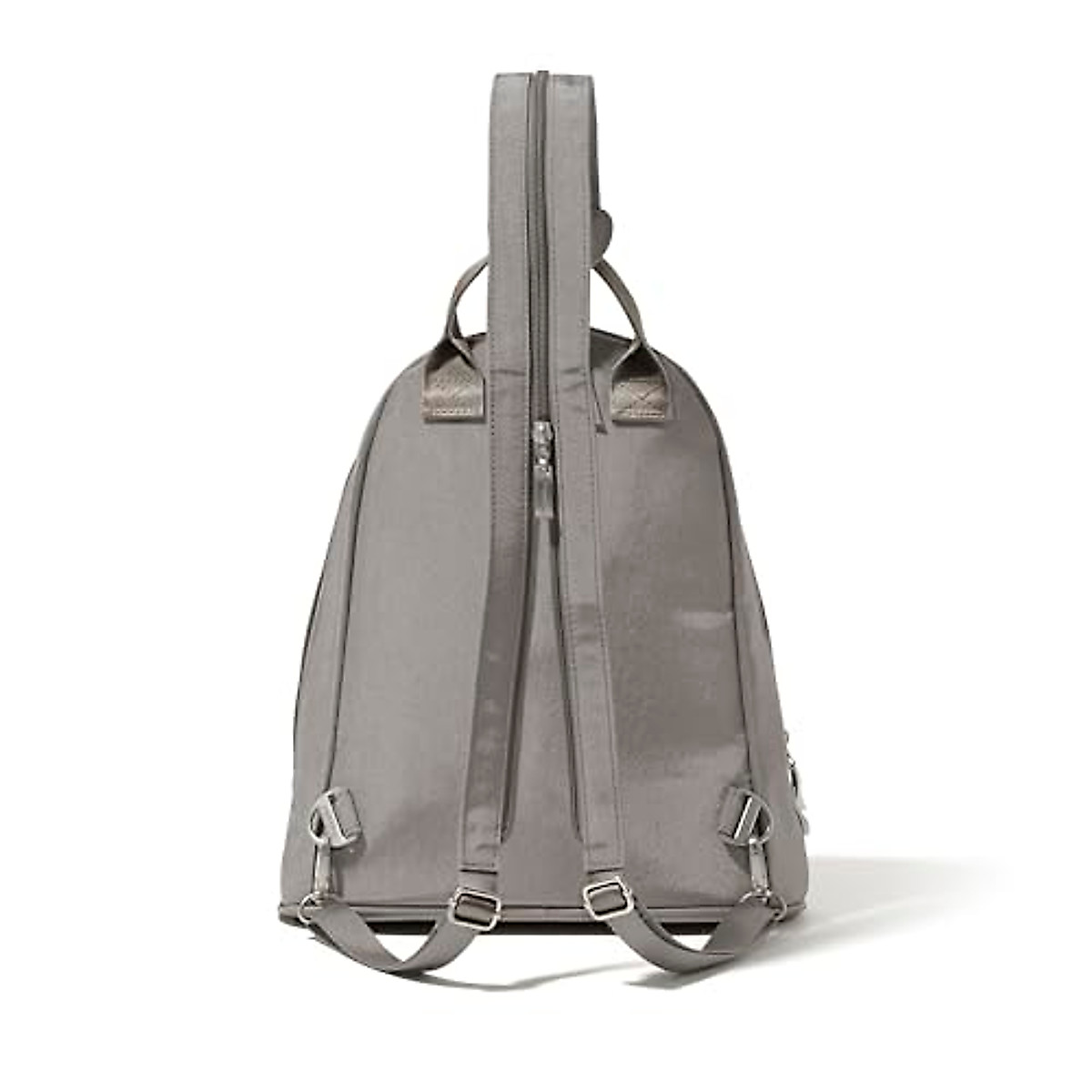 Baggallini Naples Convertible Small Daypack Sling Crossbody, Sterling Shimmer