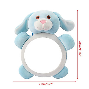 MEIYIN Car Baby Rearview Mirror Mini Wide View Rear Adjustable Safety Seat Back Mirrors Headrest for Kids Cars Accessories