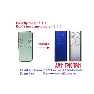 Easytry123 Replacement Remote Control for Dyson AM11 TP00 TP01 965824-07 Pure Cool Link Air Purifier