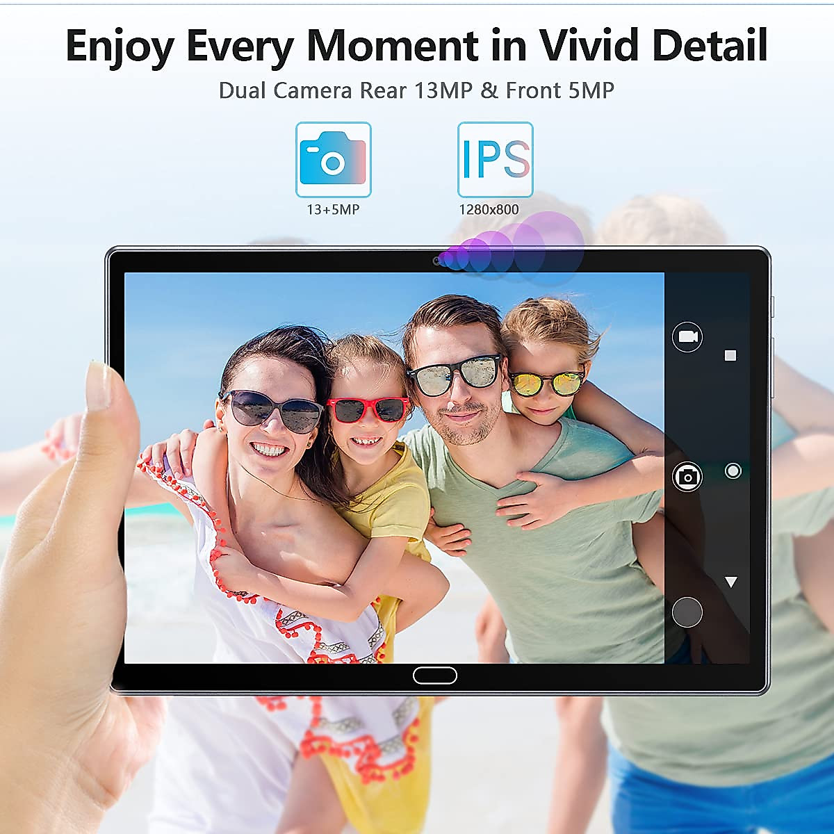 Tablet 10 inch Android 11 Tablet 2024 Latest Update 4G Phone Tablet 64GB + 4GB Storage Octa-Core Processor, 13MP Camera, Dual SIM Card Slot, 128GB Expand Support, GPS, WiFi, Bluetooth, 1080P HD (Gray)