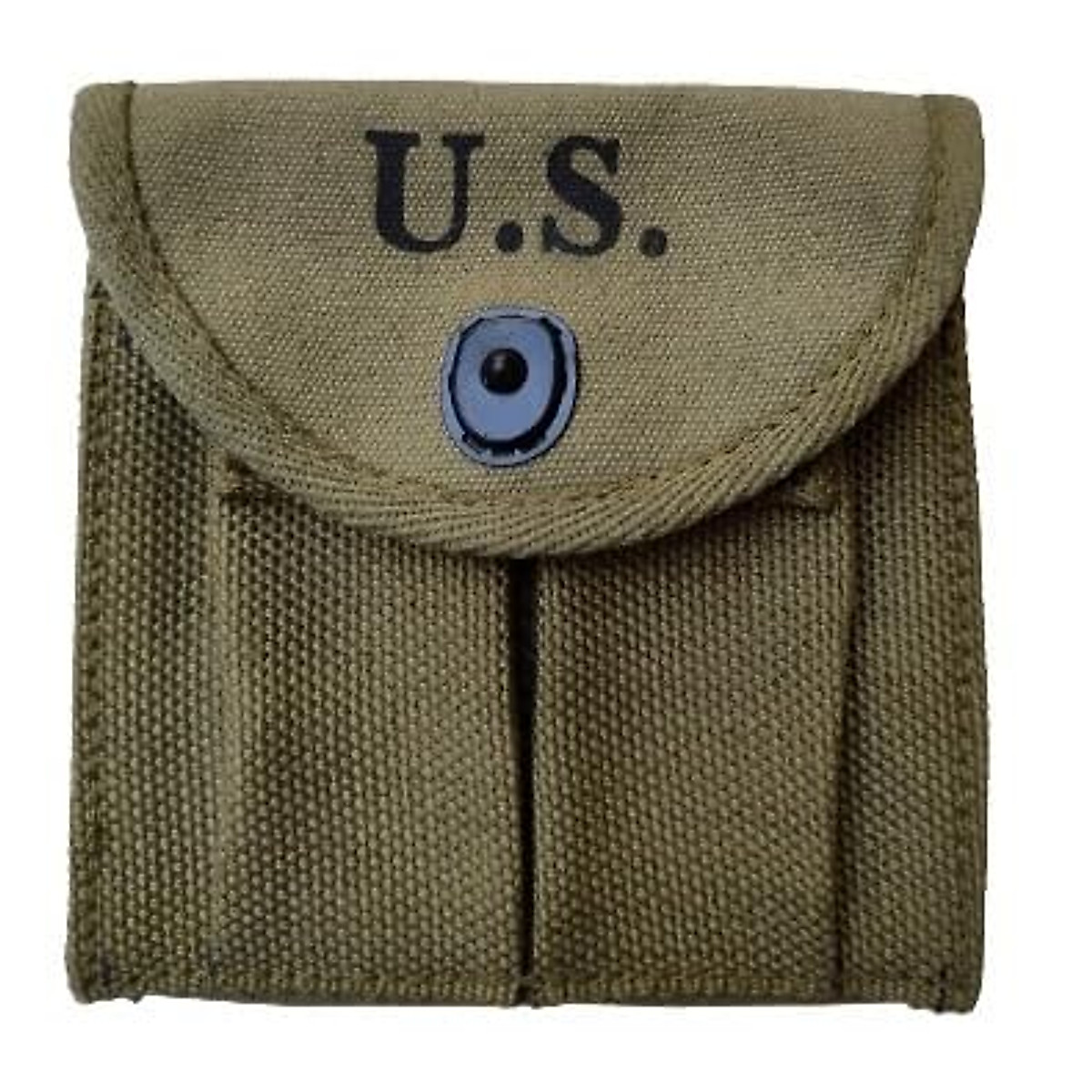 (Pack of 2) U.S WWII M1 Carbine Buttstock Ammo Ammunition Cartridge Magazine Pouch WW2