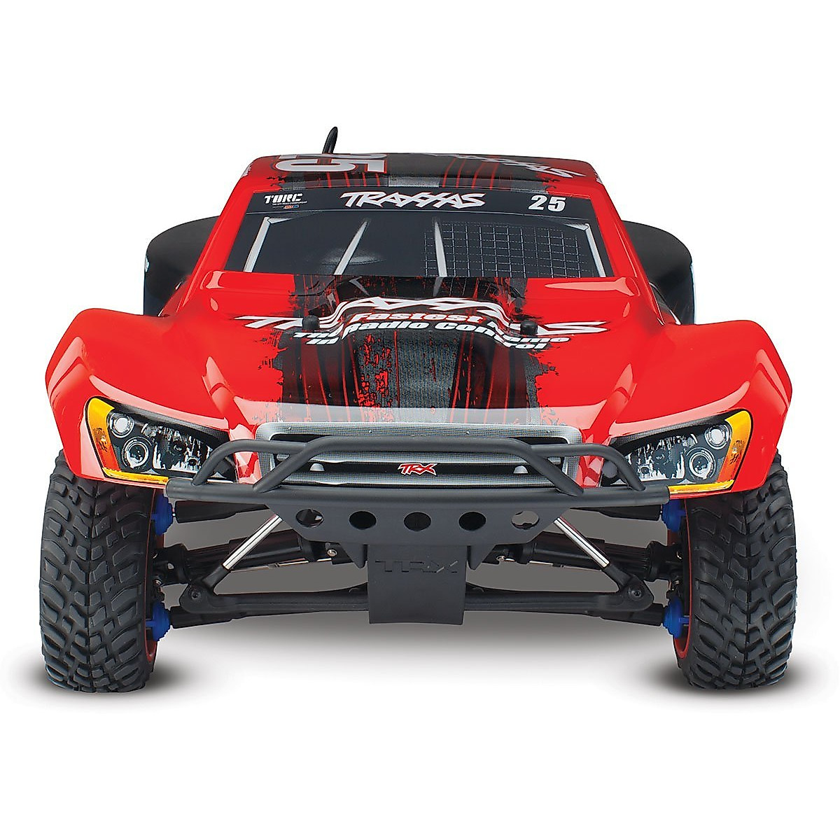 Traxxas Slayer Pro 4X4: Powered 4WD Short Course Racing Truck (1/10 Scale), Red/Black