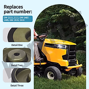 GW-2111 Horse Tiller Reverse Disc (3 3/4") - by KINTLE - Compatible with Troybilt Horse Tillers Dp Models Built Since 1989, Replaces GW-1919, 756-04171