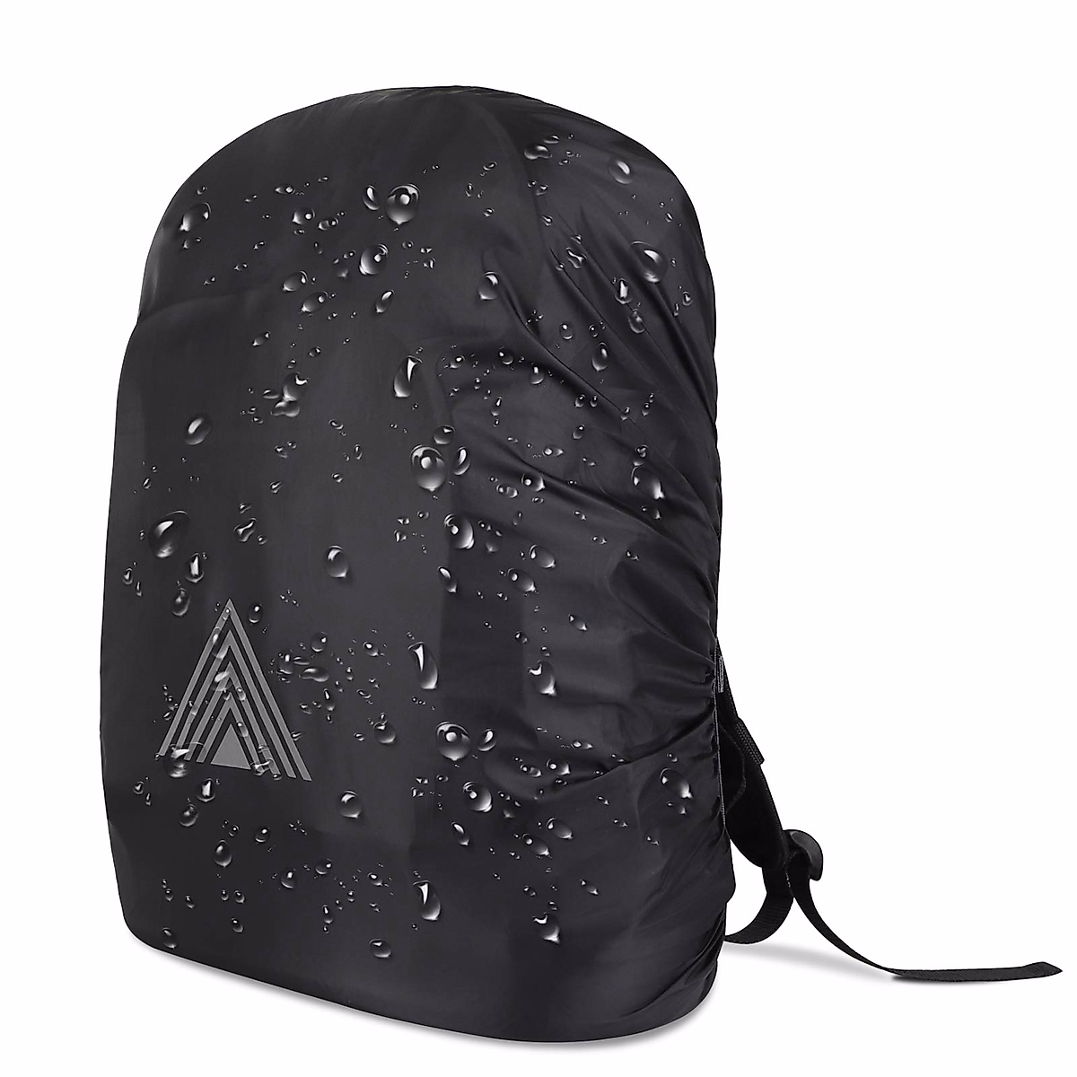 Waterproof Backpack Rain Cover(15-75L),Portable Anti Slip Rain Cover for Backpack,Cross Buckle Straps,Outdoor Anti-tear Backpack Raincover for Camping Hiking Biking Hunting Traveling (M(40-50L))