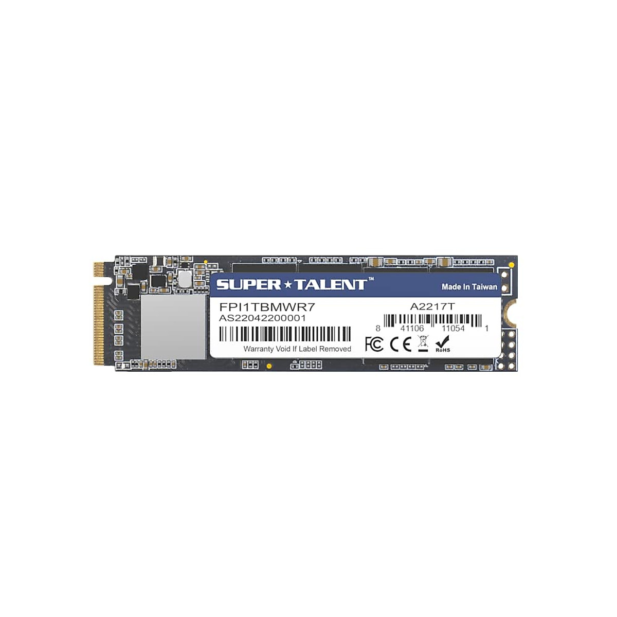 Super Talent M.2 PCIe NVMe EX 1TB FPI1TBMWR7 PCIe Gen 3X4