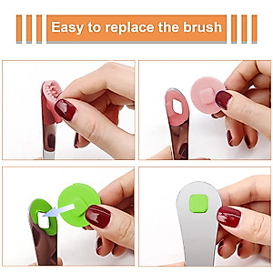 3 pcs Tongue Scrapers Cleaner, Moosec Get Rid of White Tongue Bad Breath Treament, 100% Stainless Steel BPA Free