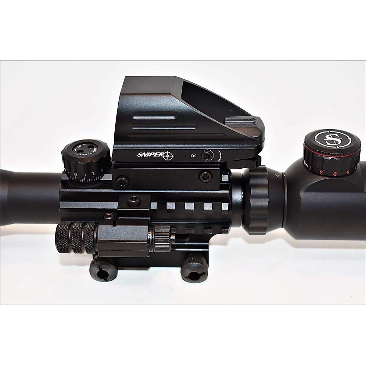 ST 4-16x50 Scope Combo Includes Laser Sight and Holographic Dot Sight