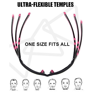 Myiaur Polarized Sports Sunglasses for Women Men UV Protection Mirrored Lens Sturdy Stylish Wrap Around Shades M8140