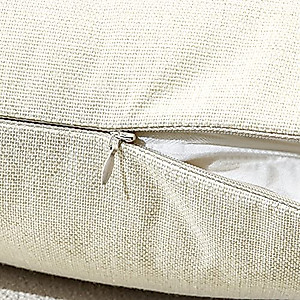 Artscope Set of 4 Decorative Throw Pillow Covers 12x20 Inches, Flowers Pattern Waterproof Cushion Covers, Perfect to Outdoor Patio Garden Living Room Sofa Farmhouse Decor