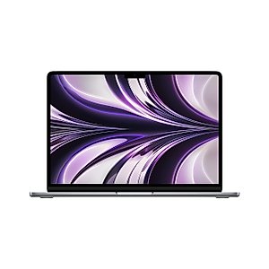 Apple 2022 MacBook Air with M2 chip, 8 core CPU, 10 core GPU, 16GB RAM, 512GB SSD Storage - Space Gray (Z15T0005G)