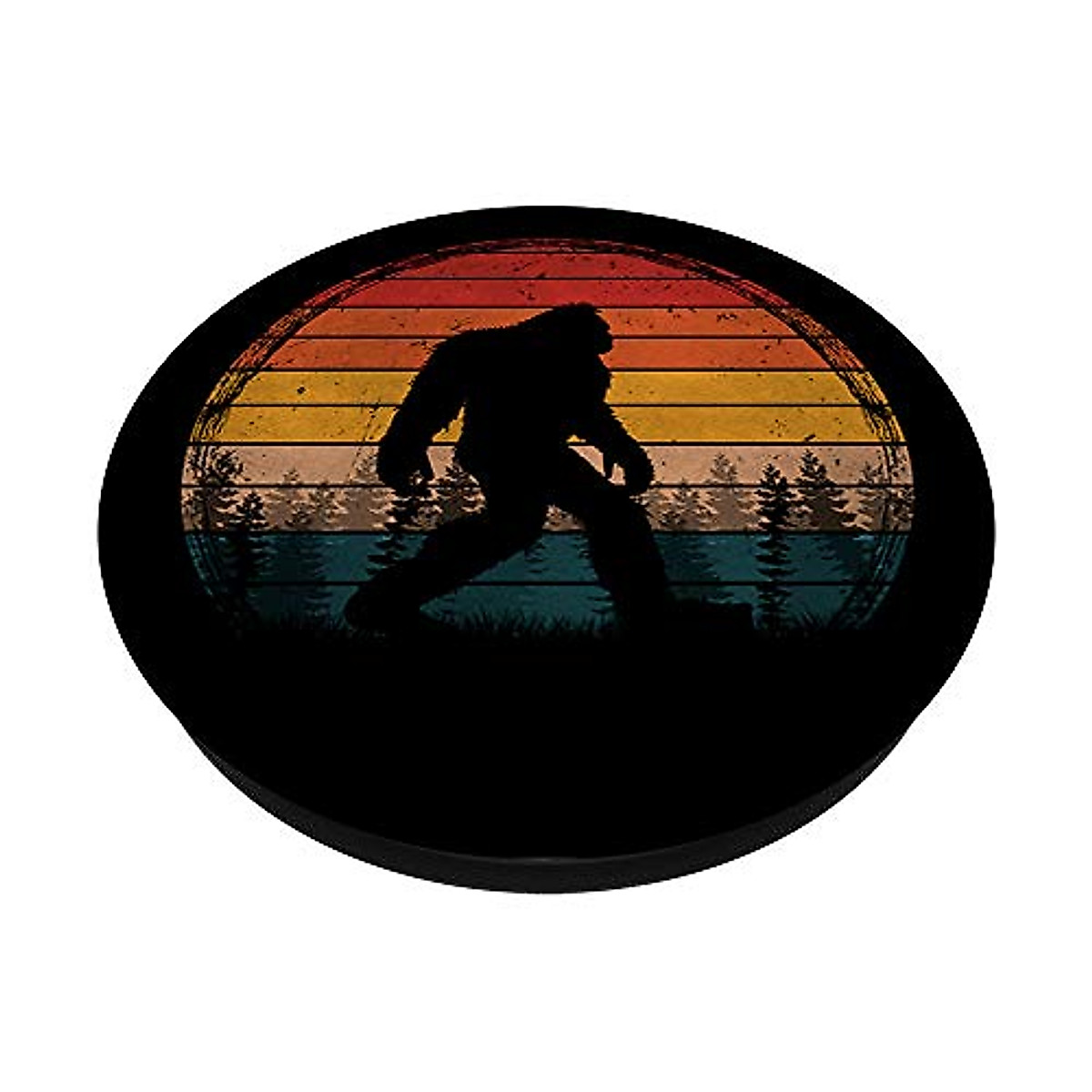 Bigfoot Retro, Vintage Seventies Graphic Design Gift Idea PopSockets PopGrip: Swappable Grip for Phones & Tablets