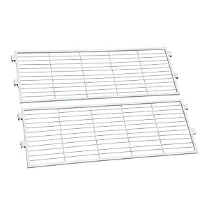 Convenience Concepts Xtra Storage Shelf Deluxe Metal Extension Set of 2, White