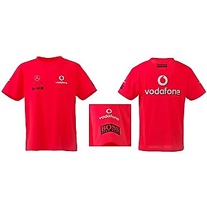 Vodafone McLaren Mercedes Rocket Red Team T-Shirt Small