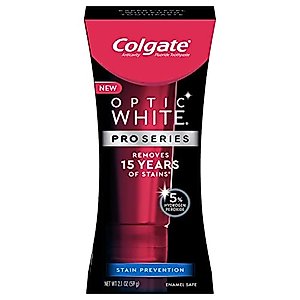 Colgate Optic White Pro Series Toothpaste, Stain Prevention, 2.1 Oz