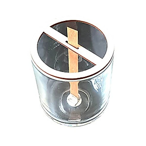 Wooden wick holder, Wick Centering Tool for Single Wooden Wick Candle, 1-Wooden Wick Stabilizer, Wooden Wick Holder, Wick Stabilizer for Candle Making (3.75")