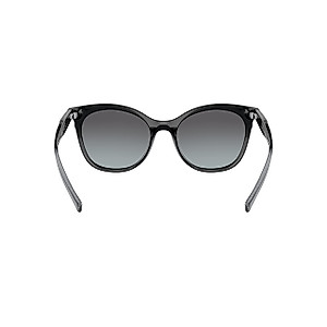 A|X ARMANI EXCHANGE Women's AX4094S Cat Eye Sunglasses, Black/Grey Gradient, 54 mm