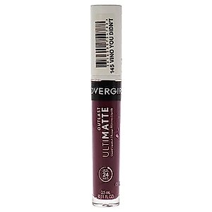 COVERGIRL Outlast Ultimatte One Step Liquid Lip Color, Vino You Didn't, Vino You Didn't, 0.12 Fl Ounce