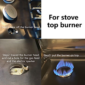 Oven Liners for Bottom of Gas Electric Oven, Cuttable Large Heavy Duty Stove Top Burner Cover Grill Mat, Heat Resistant Oven Liners for Bottom of Electric Oven, 16"x 24" (2PACK)