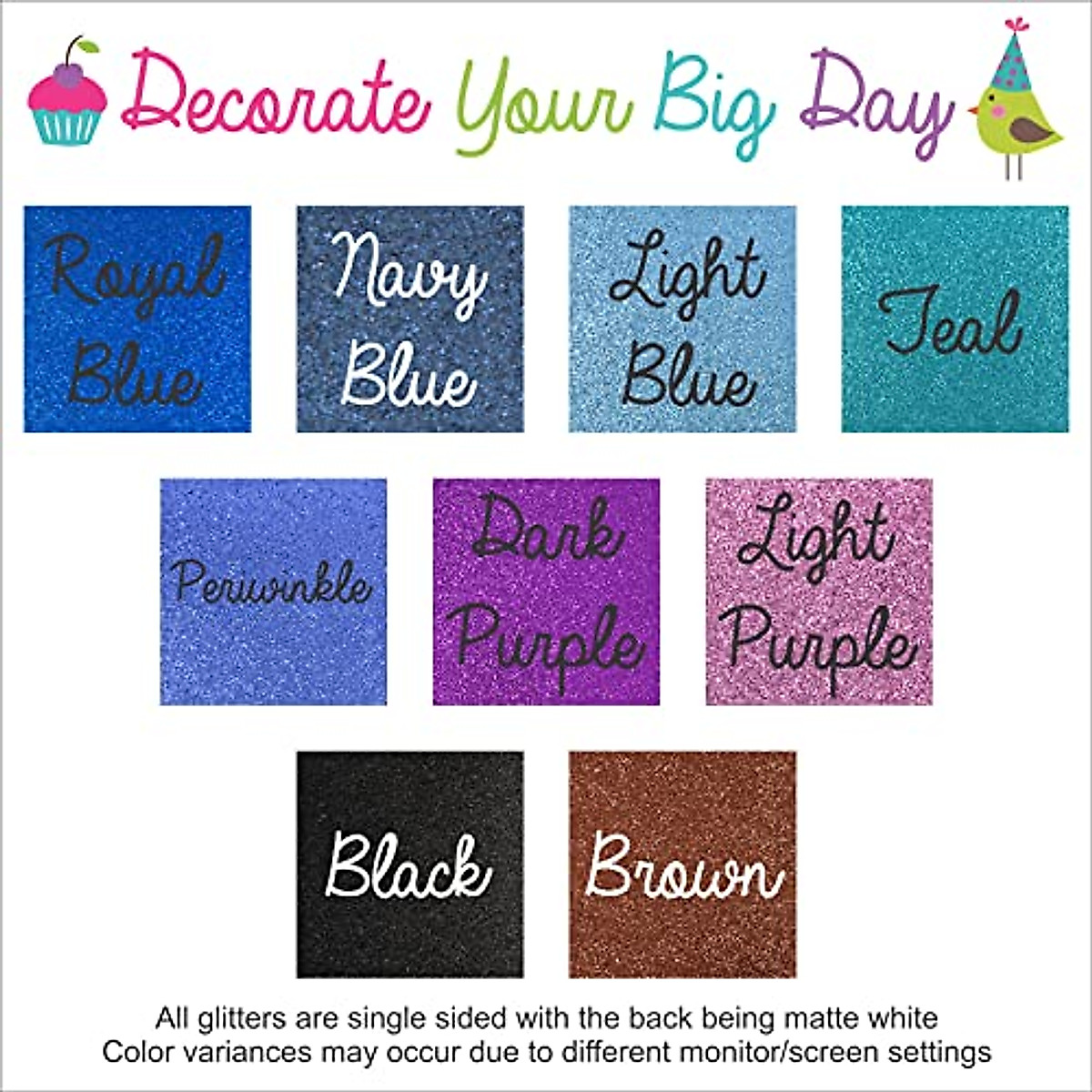 Personalized 2023 Graduation Cap Glitter Paper Party Cake Topper