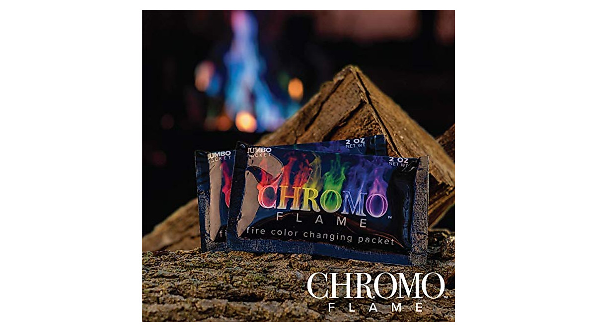 CHROMO FLAME Fire Color Changing Packets for Fire Pit, Campfire ...