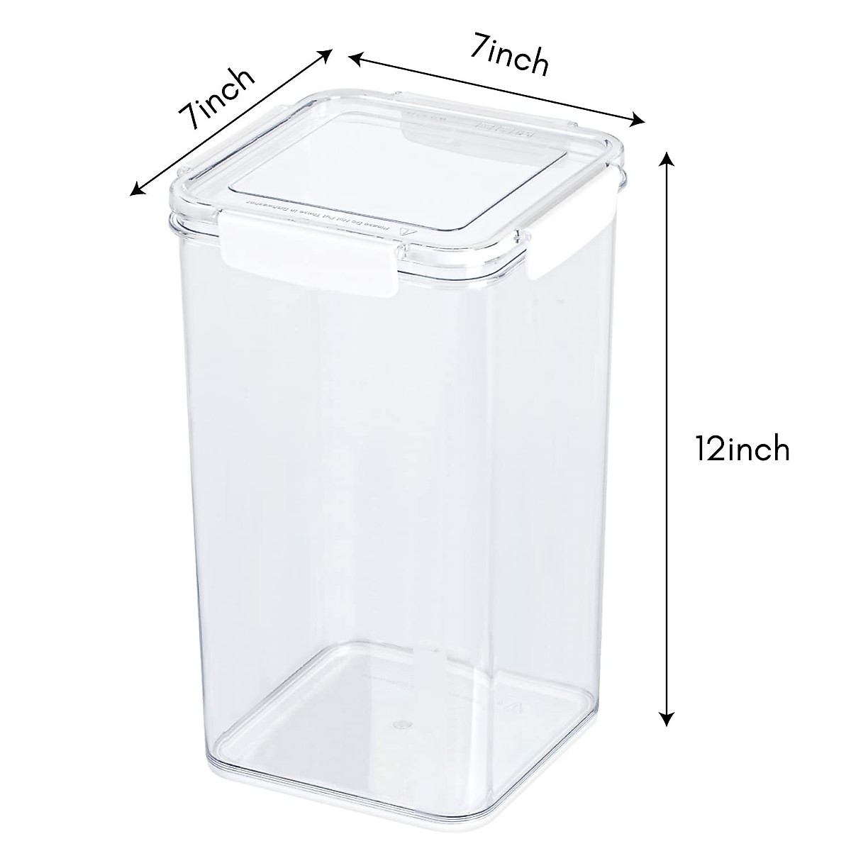 Baraiser Bread Box, Sandwich Size Bread Keeper, Bread Storage Container with Airtight Lid, Pack of 2