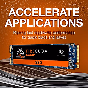 Seagate Firecuda 510 500GB Performance Internal Solid State Drive SSD PCIe Gen3 X4 NVMe 1.3 for Gaming PC Gaming Laptop Desktop - 3-year Rescue Service (ZP500GM3A001)