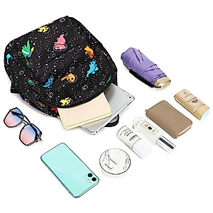 Xunteny Dinosaur Mini Backpack Women Girls, Small Backpack Purse for Adults Teens Kids School Travel