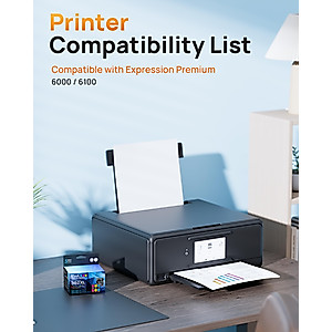 E-Z Ink (TM Remanufactured Ink Cartridge Replacement for Epson 302XL 302 T302XL T302 to use with Expression Premium XP-6000 XP6000 XP-6100 Printer (5 Pack)