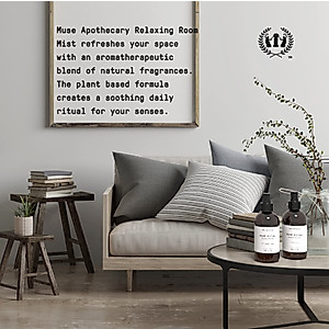 Muse Apothecary Room Ritual - Aromatic and Relaxing Room Mist, 8 oz, Infused with Natural Essential Oils - Aloe + Eucalyptus + Lavender, 2 Pack