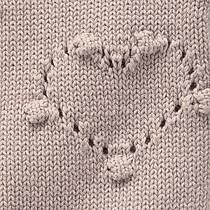 Curipeer Baby Girl Knit Cardigan Sweater Soft Heart Pompoms Toddler Outwear Coat 2T