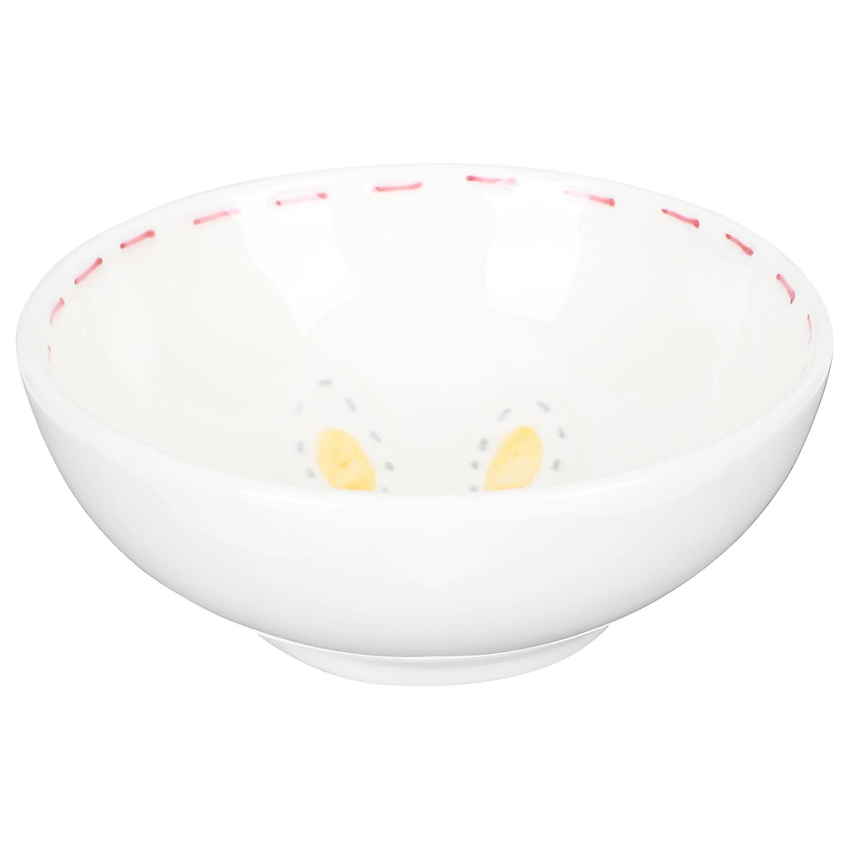 Porcelain Bowls Small Ceramic Bunny Bowl Small Ceramic Salad Bowl Seasoning Dish Rabbit Food Snack Serving Bowl Easter Bunny Home Decoration Rabbit Ceramic Soup Bowl Small