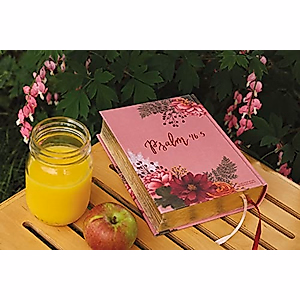 NIV, Artisan Collection Bible, Cloth over Board, Pink Floral, Designed Edges under Gilding, Red Letter, Comfort Print