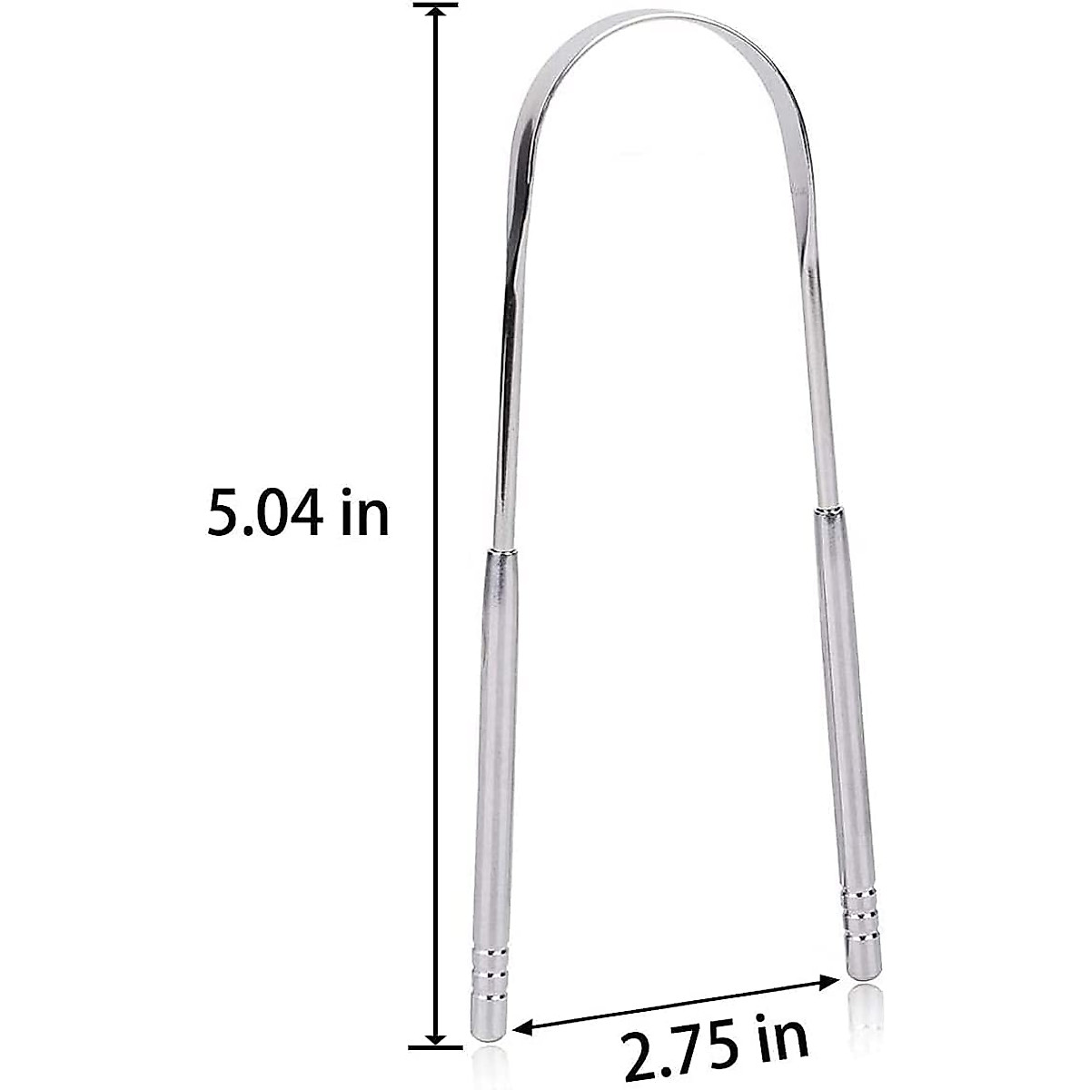 Tongue Cleaner, Steel Tongue Scrapers for Adults,Use for Plaque Removal, Bad Breath and to Restore l Hygiene or Taste Sensation