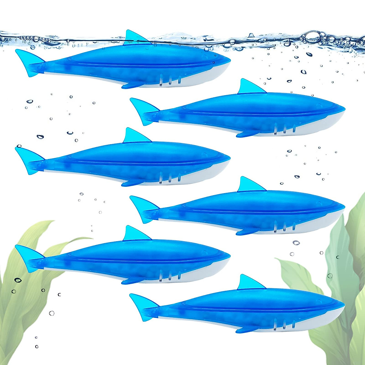 FITORCH Humidifier Cleaner, Universal Humidifier Tank Cleaner Fish for Most Humidifier & Fish Tank, Purifies Water, Eliminates White Dust and Odor, Prevents Hard Water Build-Up(6 Pack)