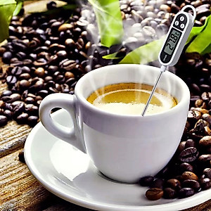 AKEISHE Digital Instant Read Water Thermometer for Liquid, Food, Cooking, Meat, Candy, Tea, and Milk, Oil, Kitchen Gadgets, Candle，Digital Food Probe for Kitchen,Outdoor BBQ and Grilling