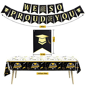 Graduation Decorations 2021 Graduation Party Supplies Graduation Banner Congratulations Grad Backdrop Congrats Photo Banner,"2021" Aluminum Film Balloons and Graduation Balloons for Graduation Decor