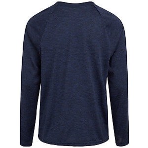 iXtreme Boys' Active T-Shirt - 5 Pack Performance Dry Fit Sports Tee - Lightweight Boys Athletic Shirts & Tees (16-18), Size 12-14, Green/Navy/Light Grey/Black/Grey Marble