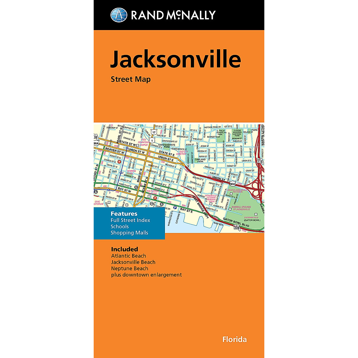 Rand McNally Folded Map: Jacksonville Street Map