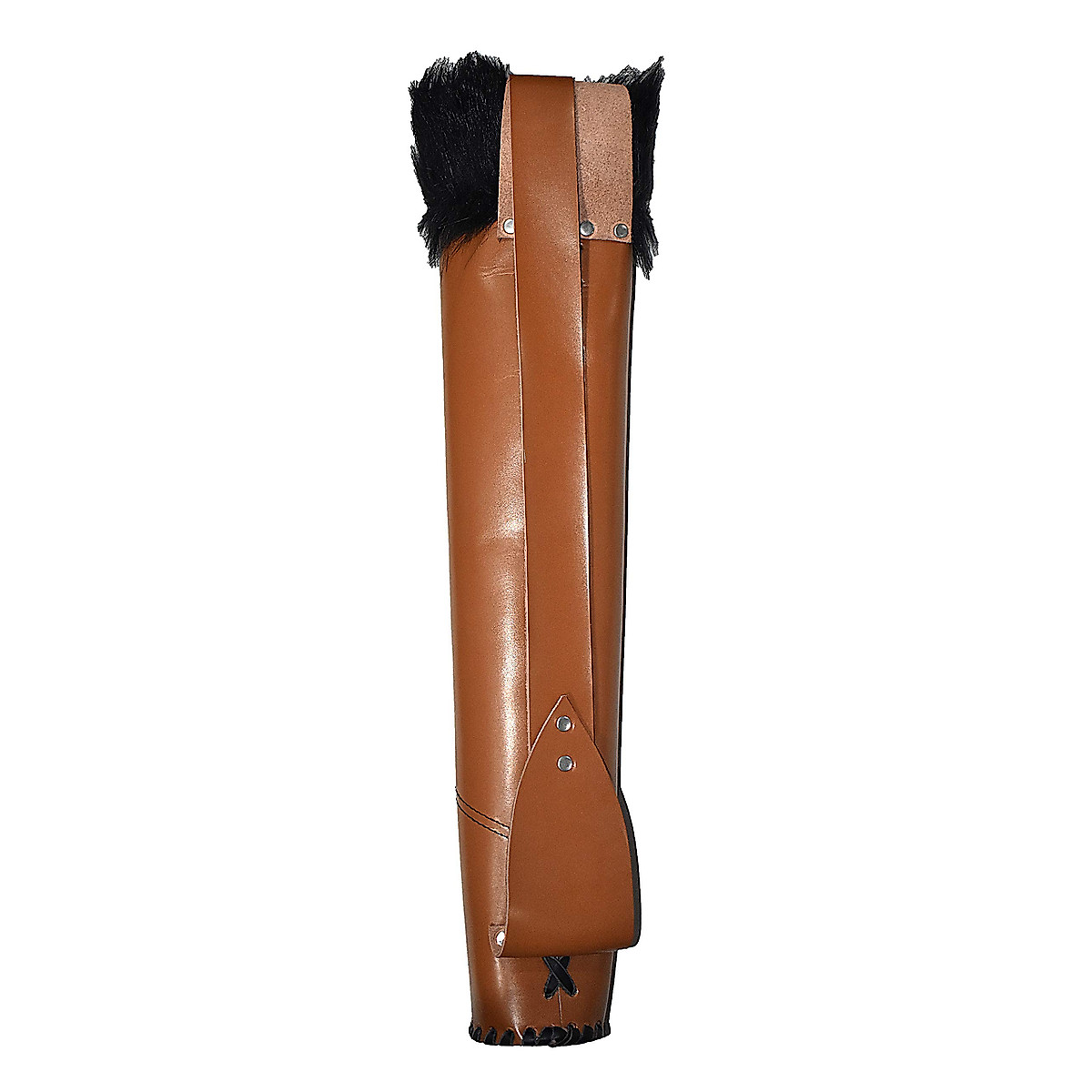 UNIVERSE ARCHERY Back Arrow Quiver | Genuine Cowhide Leather Arrow Holder | Traditional Handmade Quiver for Hunting & Archery Sports | Lightweight & Comfortable