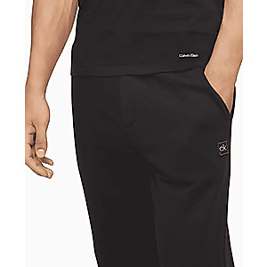 Calvin Klein mens 100% Cotton T-Shirt Packs 5 BLACK- SHORT SLEEVE SLIM FIT CREWNECK L