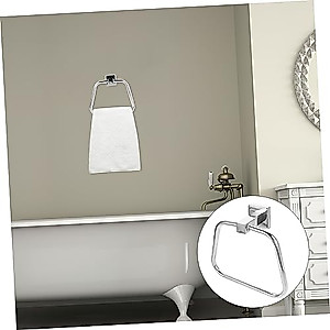 Towel Rack Towel Rack Bathroom Hand Towel Holder Hand Towel Holder for Bathroom Towel Organizer Towel Rod Kitchen Towel Holder Paint Hanger Lanyard Towel Ring Stainless Steel