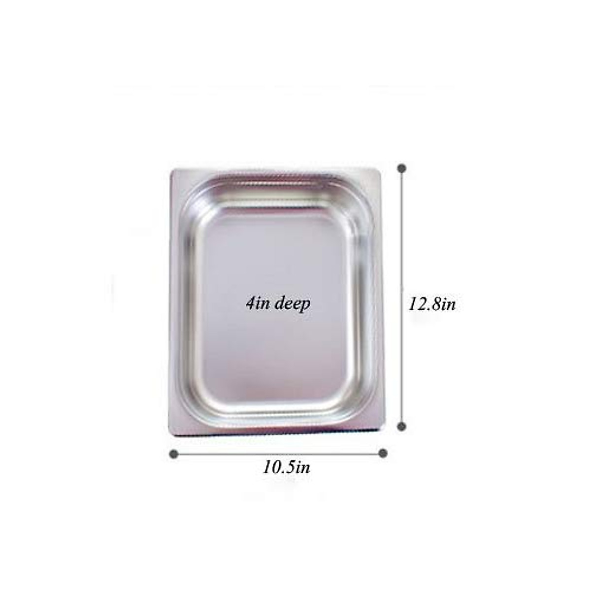 TECHTONGDA Propane Gas Food Soup Warmer Stove Bain Marie Commercial Canteen Buffet Steam Heater with Regulator Valve 12''x8.7''x4'' Pan 8 Pan